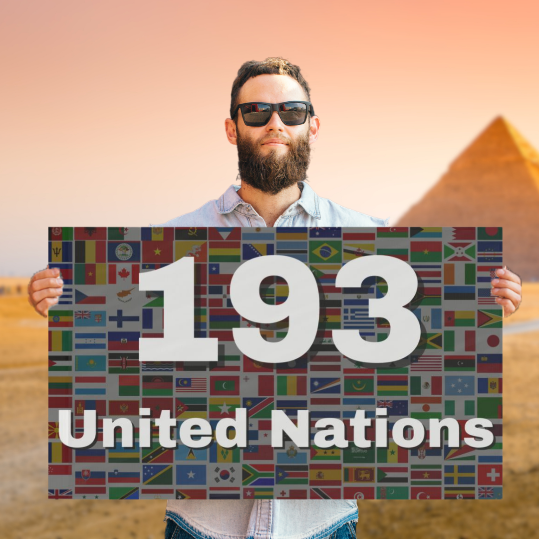 193 United Nations Flag - Mandy Travels The World